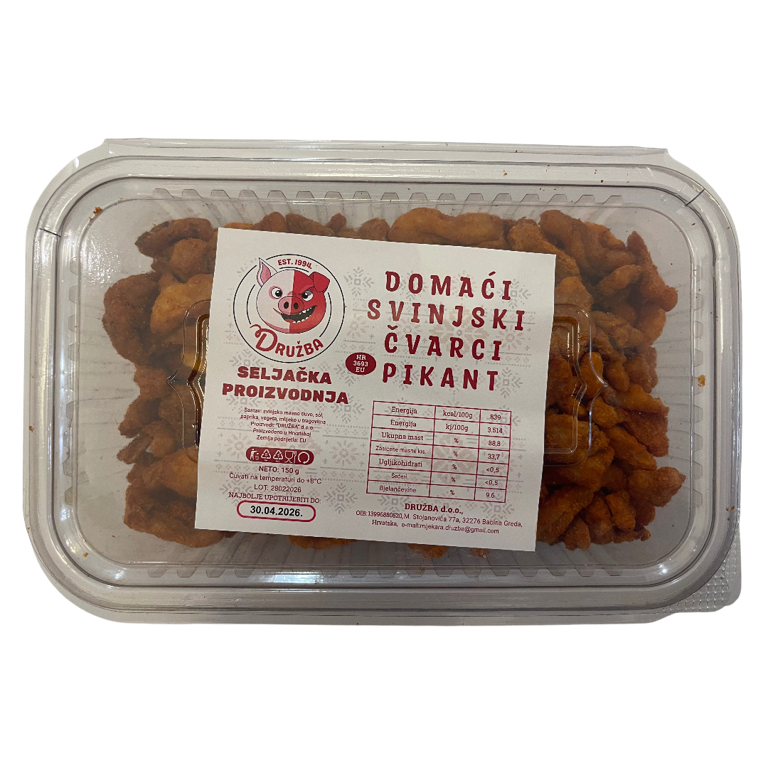 Ruralina.com - Domaći pikantni čvarci 150 g